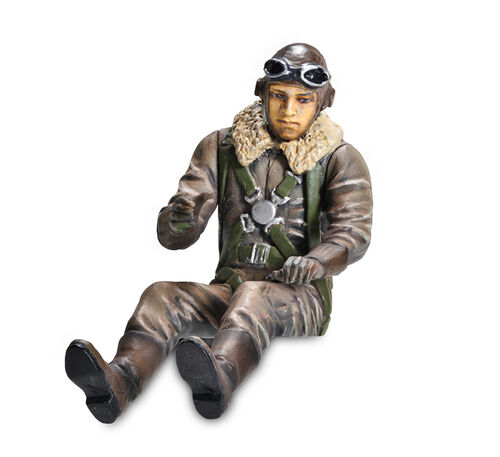 NEW! Zoukei Mura SWS13-F01 Kawasaki Ki-45 Toryu - Forward Facing Pilot (1 Figure / for Zoukei Mura Kits)