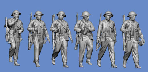 Germania-Figuren 35-WW2-0252 Infantrymen's March