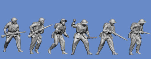 NEW! Germania-Figuren 72-WW2-0253 Infantrymen During Clearing