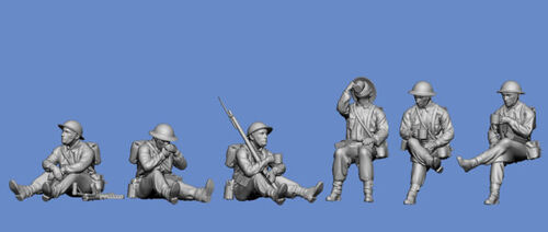 NEW! Germania-Figuren 72-WW2-0256 France - Netherlands - Tea Time