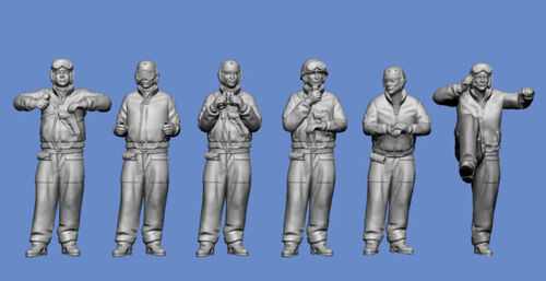 Germania-Figuren 72-WW2-0655 US Tank Crew
