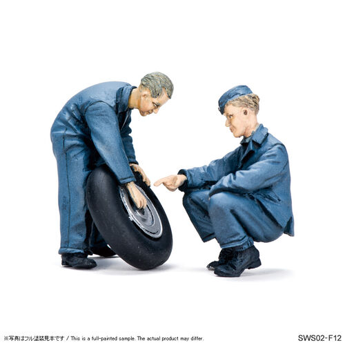 Zoukei Mura SWS02-F12 Focke Wulf Ta-152 H-1 - Tire Exchange Set (2 Figures)