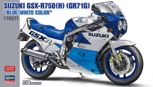 Hasegawa 21746 Suzuki GSX-R750(H) (GR71G) "Blue/White Color" (1987)