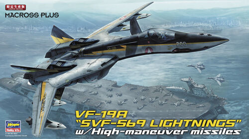 Hasegawa 65799 Macross Zero VF-19 A "SVF-569 Lightnings" with High-Maneuver Missiles "Macross Plus"