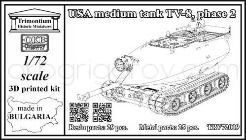 OKB Grigorov TRV72009 USA Medium Tank TV-8, Phase 2