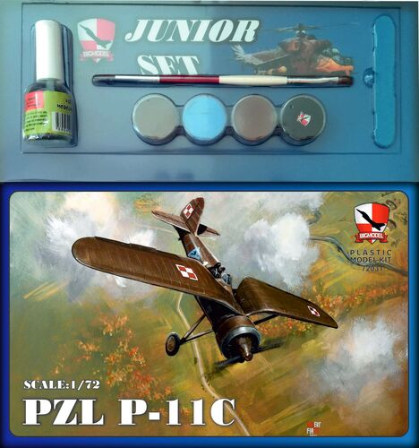 Big Model JS72031 PZL-P-11C 142 Eskadra Skalski - Junior Set