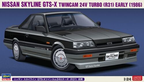 Hasegawa 20428 Nissan Skyline GTS-X Twincam 24V Turbo (R31) Early (1986)