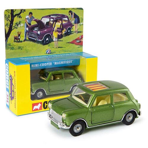 NEW! Corgi CD54321063 Mini Cooper Magnifique - Green Edition (Corgi Toys 334)