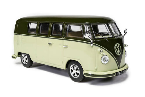 NEW! Corgi VA14502 Volkswagen Campervan Type 2 (T1) - Palm Green and Sand Green