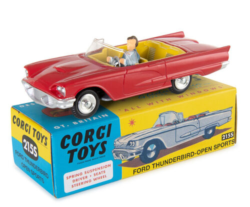 NEW! Corgi CD54321010 Ford Thunderbird Open Top with Suspension (Corgi Toys 215S)