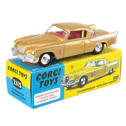 NEW! Corgi CD54321031 Studebaker Golden Hawk (Corgi Toys 211S)