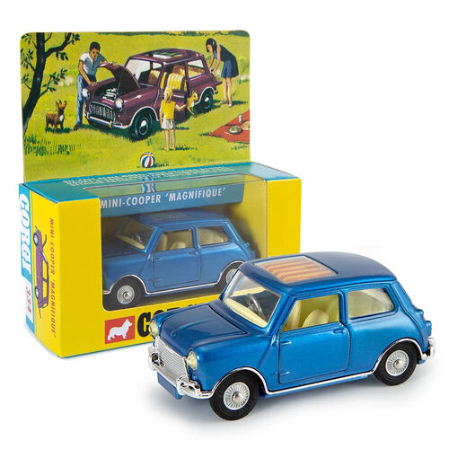 NEW! Corgi CD54321035 BMC Mini Cooper Magnifique - Blue Edition (Corgi Toys 334)