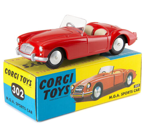 NEW! Corgi CD54321037 MGA Sports Car (Corgi Toys 302)