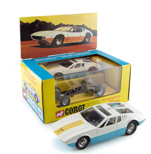 NEW! Corgi CD54321008 Ghia 5000 Mangusta with De Tomaso Chassis (Corgi Toys 271)
