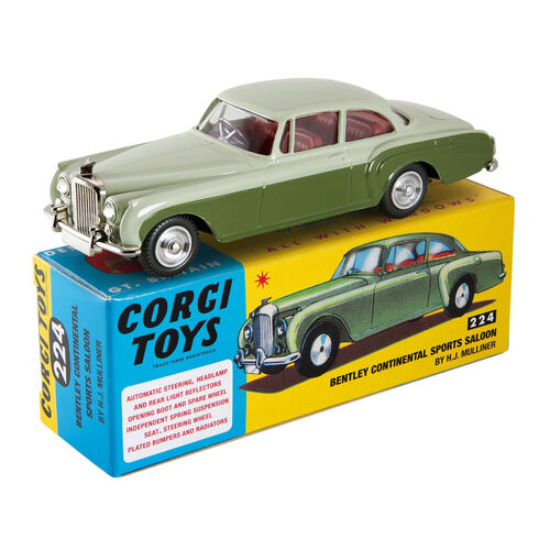 NEW! Corgi CD54321009 Bentley Continental Sports Saloon (Corgi Toys 224)