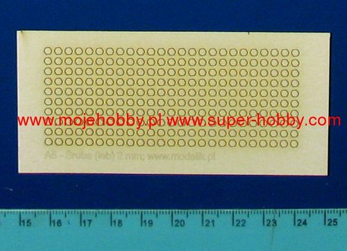 Modelik _AKC_A6 Śruba 2 mm (250 szt.)