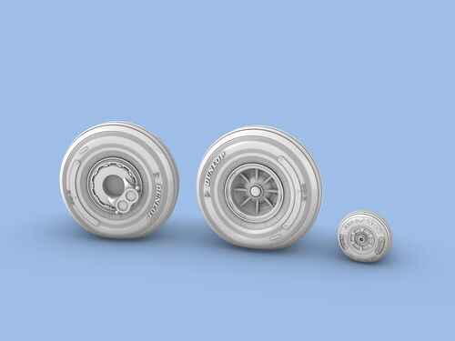 NEW! Rescue Models 144028 Pilatus PC-6 - Wheel Set (3D-Printed)