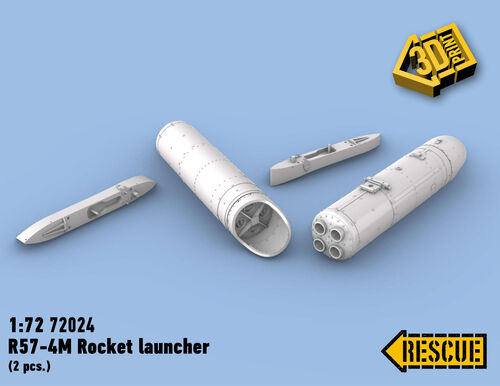 NEW! Rescue Models 72024 R57-4M Rocket Launcher (2 pcs / 3D-Printed)