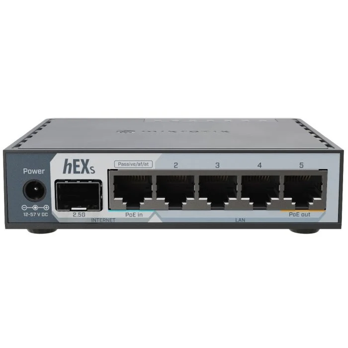 Ruter MikroTik hEX S E60iUGS 5x GB LAN / SFP 2.5G / USB 3.0