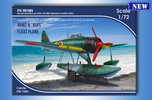 Print Scale PSR72001 A6M2 N "Rufe" Float Plan. Mitsubishi A6M2 Zero