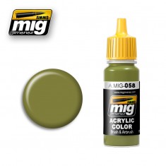 AMMO of Mig Jimenez A.MIG 058 Light Green Khaki