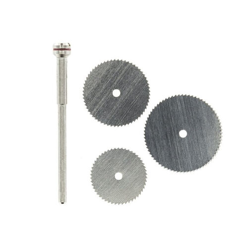 Shesto RSA2102-S Rotacraft Fine Cutting Saws & Mandrel (3 pcs)