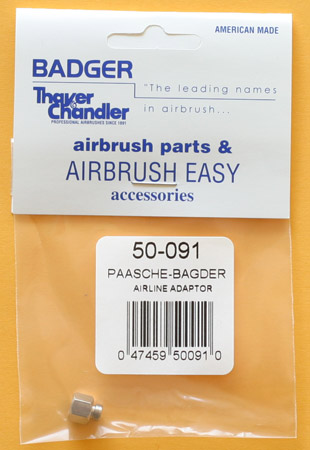Badger 50-091 Paasche airbrushes/Badger air hose adaptor