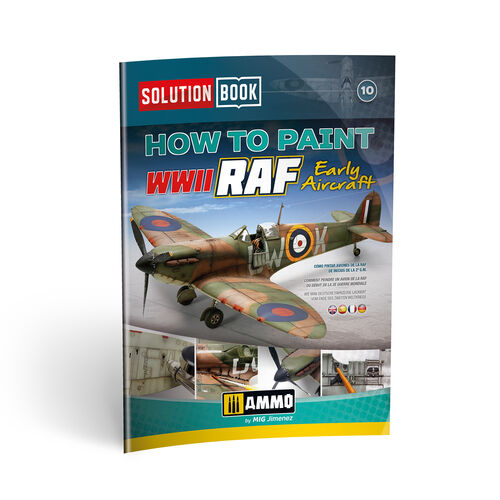 AMMO of Mig Jimenez 6522 How to Paint WWII RAF Early Aircraft Solution Book