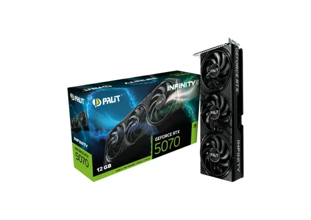 Palit Grafička kartica NVIDIA GeForce, RTX 5070, 12GB, 192bit, RTX 5070 Infinity 3