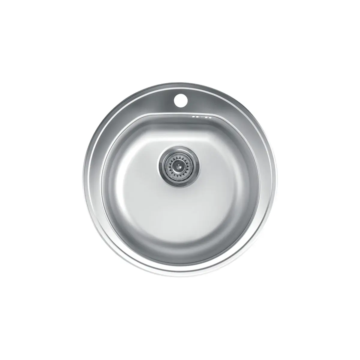 Metalac Venera Usadna okrugla sudopera, Inox, Polirana, Tip "E", 90/510 O