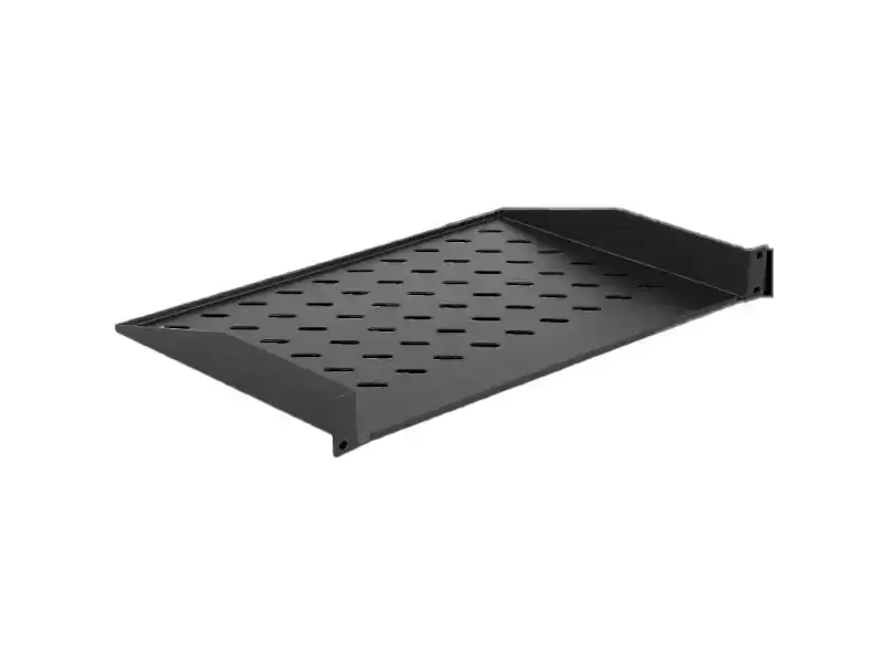 MIRSAN Fiksna polica za rekove 300mm 19/1U MR.RAK1U30.01 crna