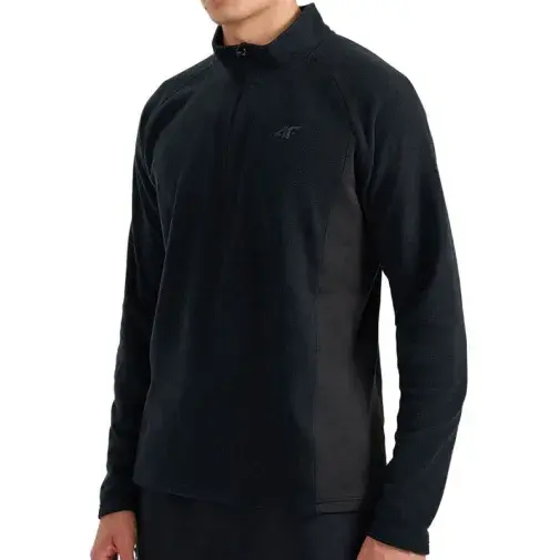 4F Muški duks Fleece M066, Crni