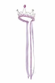 Great Pretenders Kostim za devojčice Princezina tiara Mašna, Lavanda