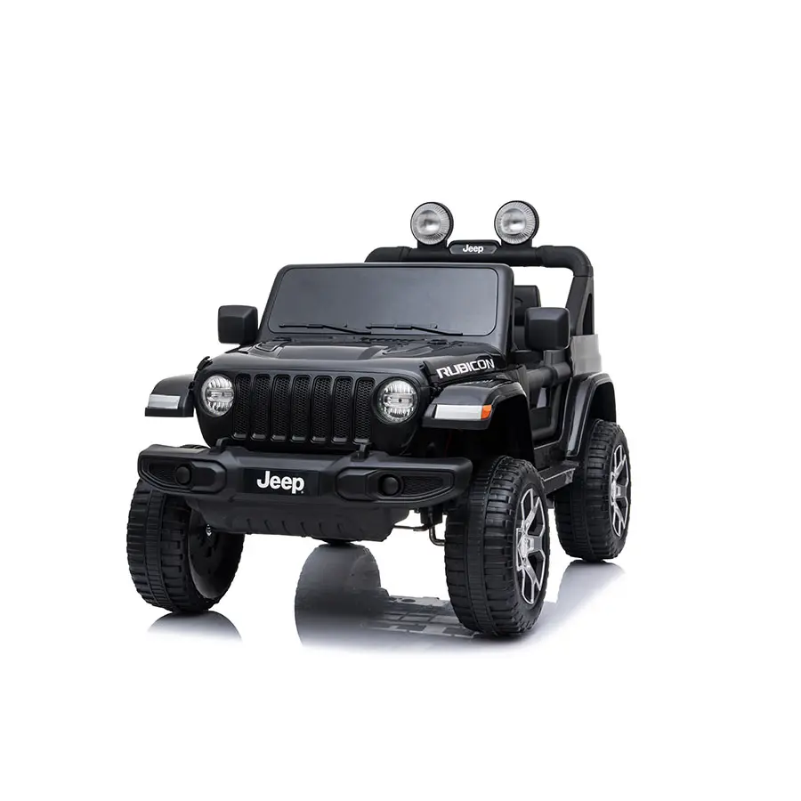 Eurobajk Automobil na akumulator za decu Jepp Wrangler, Crni