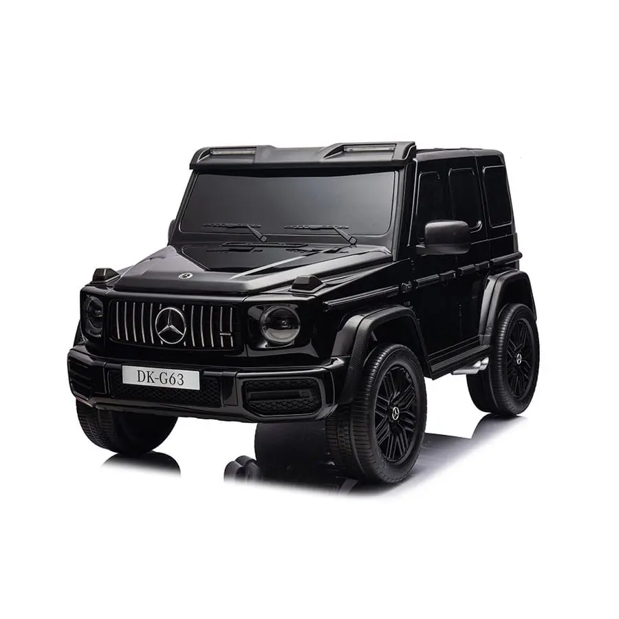Eurobajk Automobil na akumulator za decu Mercedes G63, 4x4, Dvosed, Crni