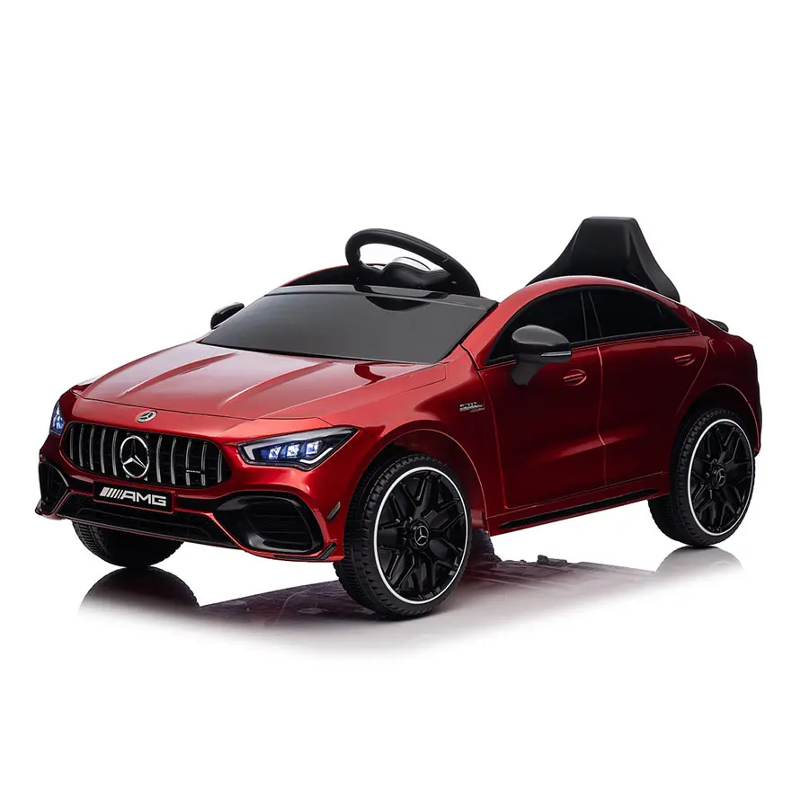 Eurobajk Automobil na akumulator za decu Mercedes CLA 45 AMG, Crveni