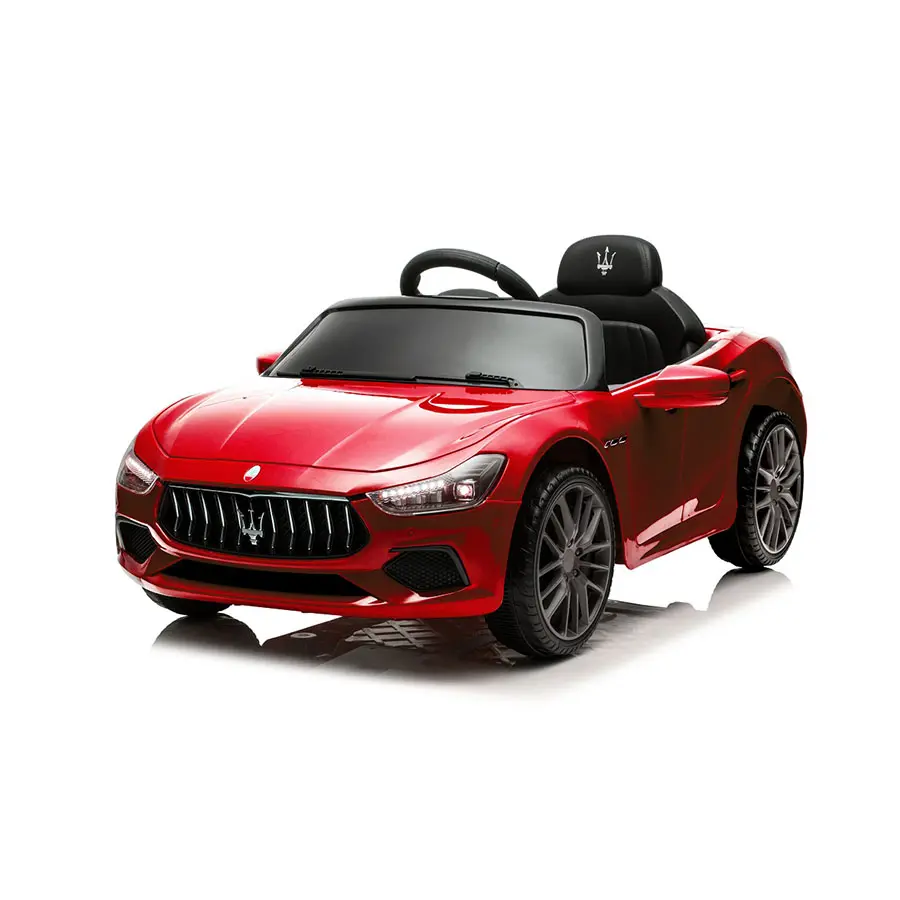 Eurobajk Automobil na akumulator za decu Maserati Ghibli, Crveni