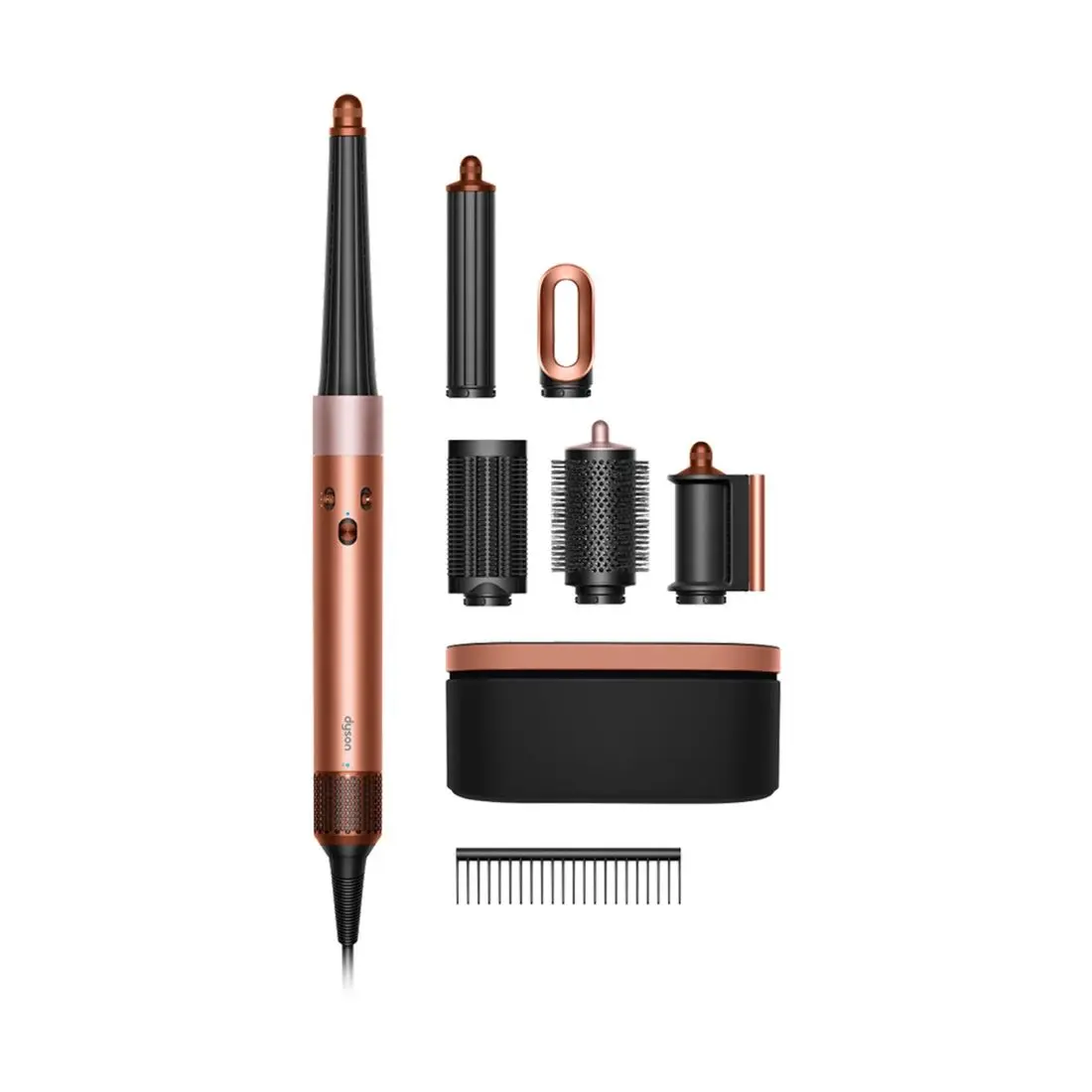 Dyson Multistyler za kosu Airwrap Straight+Wavy, Amber Silk/Pink Champagne