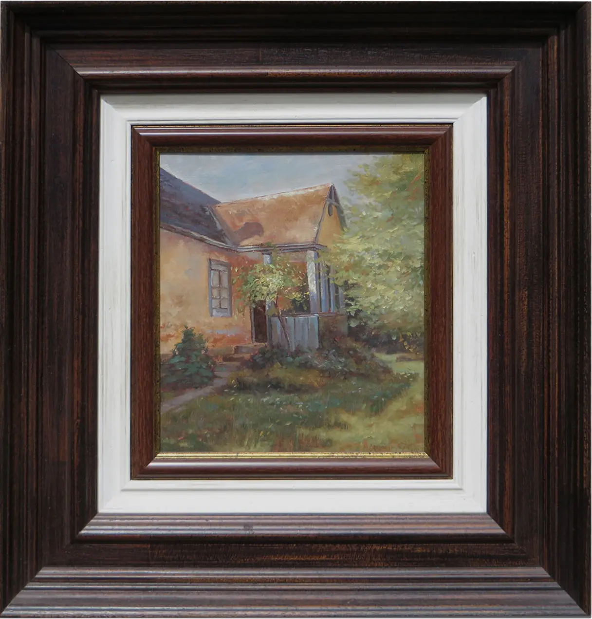 Stara kuća, Ulje na platnu, 26 x 22 cm