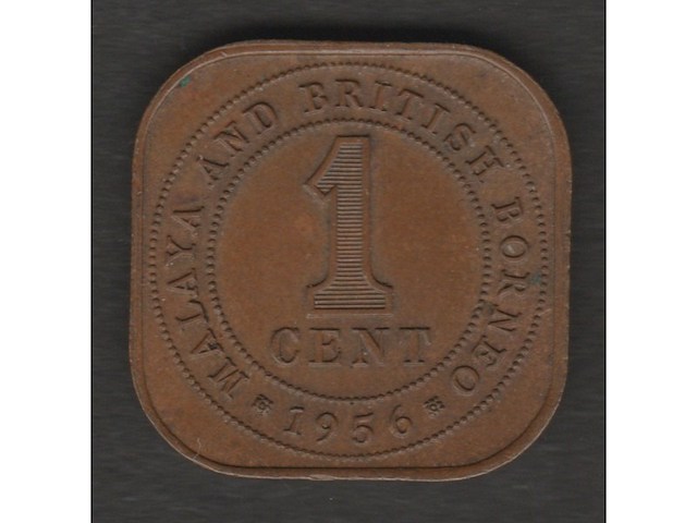 1 Cent - 1956 - Malaya and British Borneo