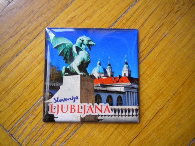 LJUBLJANA SLOVENIJA, magnet za frizider (3)