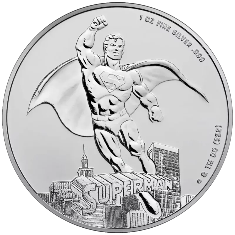 Srebrni novčić Superman 1 oz – DC Comics