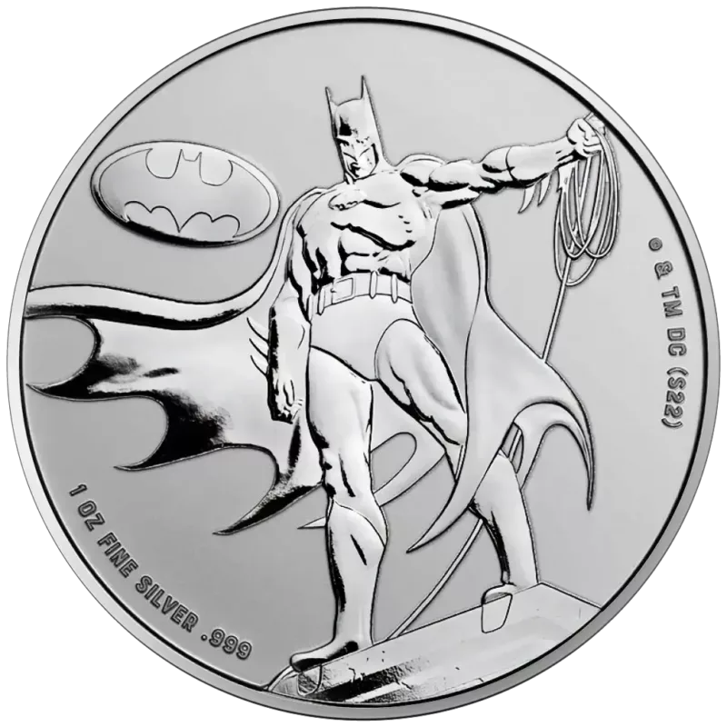 Srebrni novčić Batman 1 oz – DC Comics