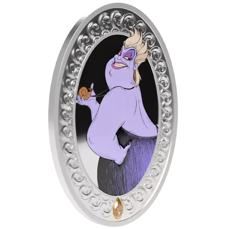 Srebrni novčić Disney Villains Ursula 1 oz – Ursula