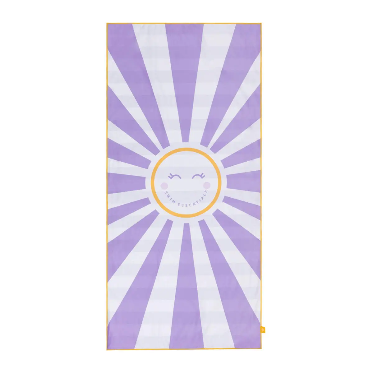 Swim Essentials Peškir za plažu za decu, 135x65cm, Ljubičasto-beli