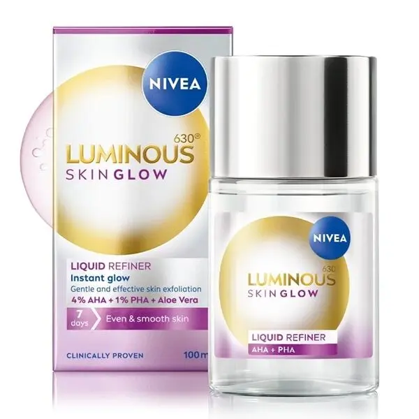 Nivea Tečni piling Luminus 630 Skin Glow, 100 ml