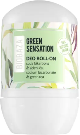 Biobaza
Sensation deo roll-on - soda bikarbona i zeleni čaj, 50 ml