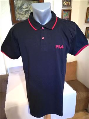 Odlicna muska pamucna majica sa kragnom Fila 3XL