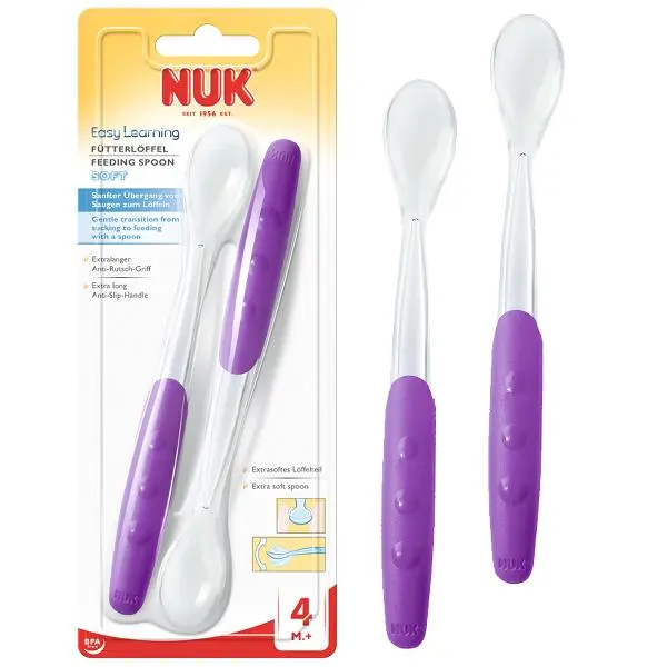 NUK Silikonska kašika Soft, 2 komada