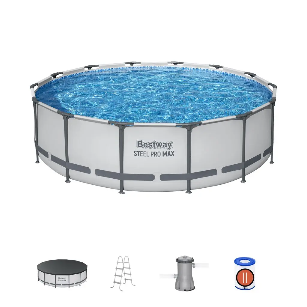 Bestway Bazen metalne konstrukcije 13030, 4.27m x 1.07m, Sivi